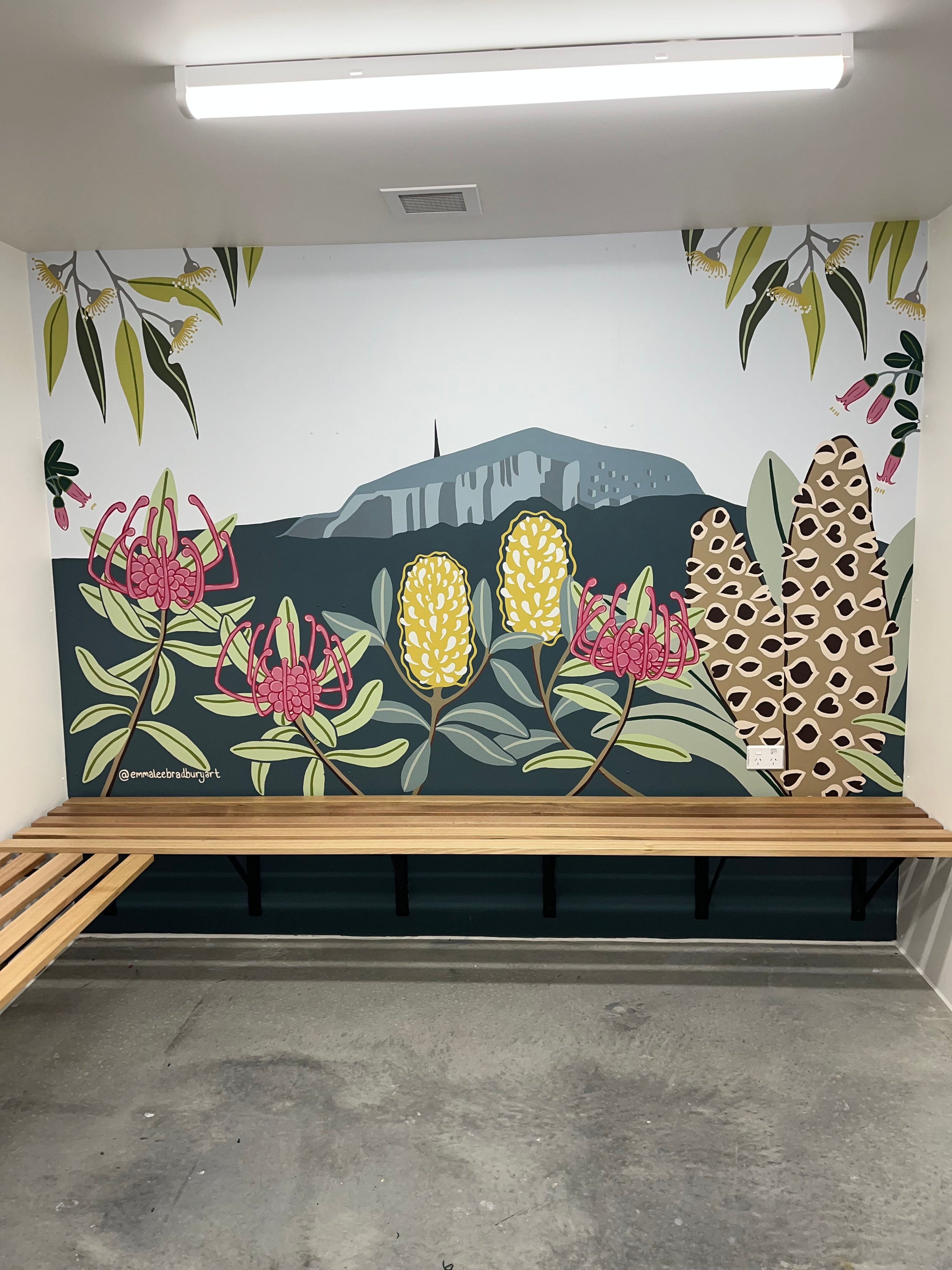 Master Builders Tasmania HQ Murals – Hobart – Emalyn Studio